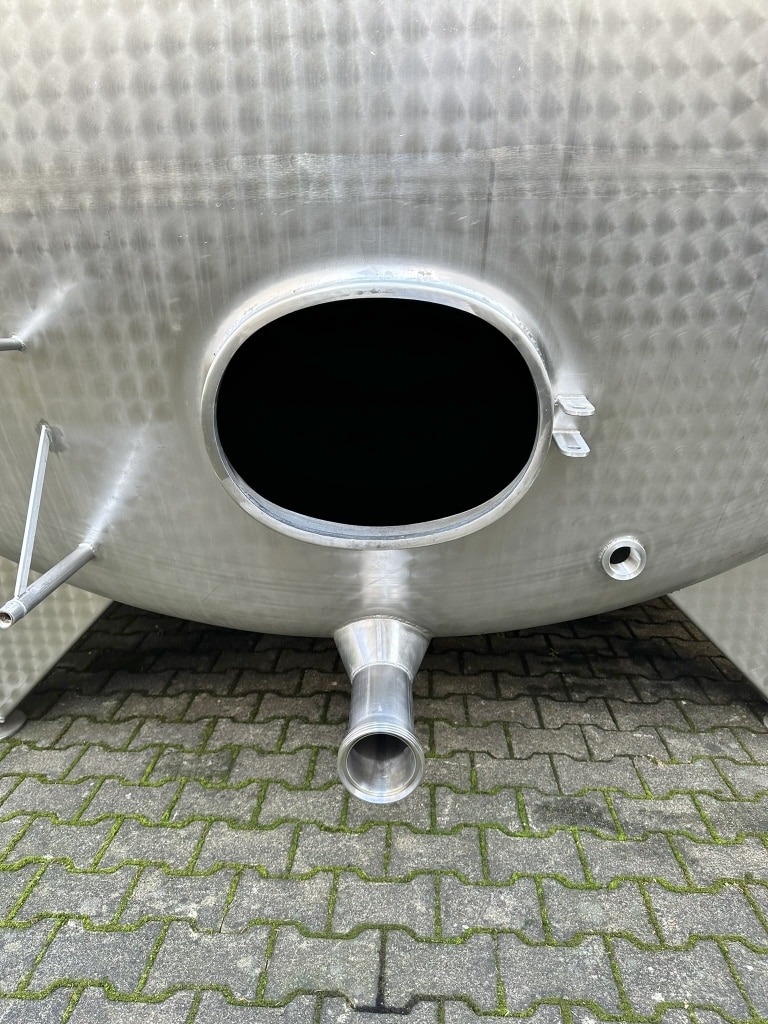 36000 liter tank i Rostfritt 304 - Processöverskott