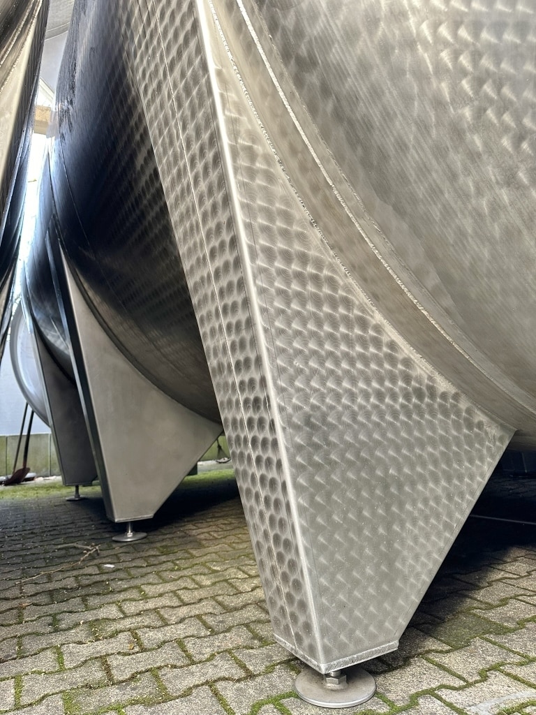 36000 liter tank i Rostfritt 304 - Processöverskott